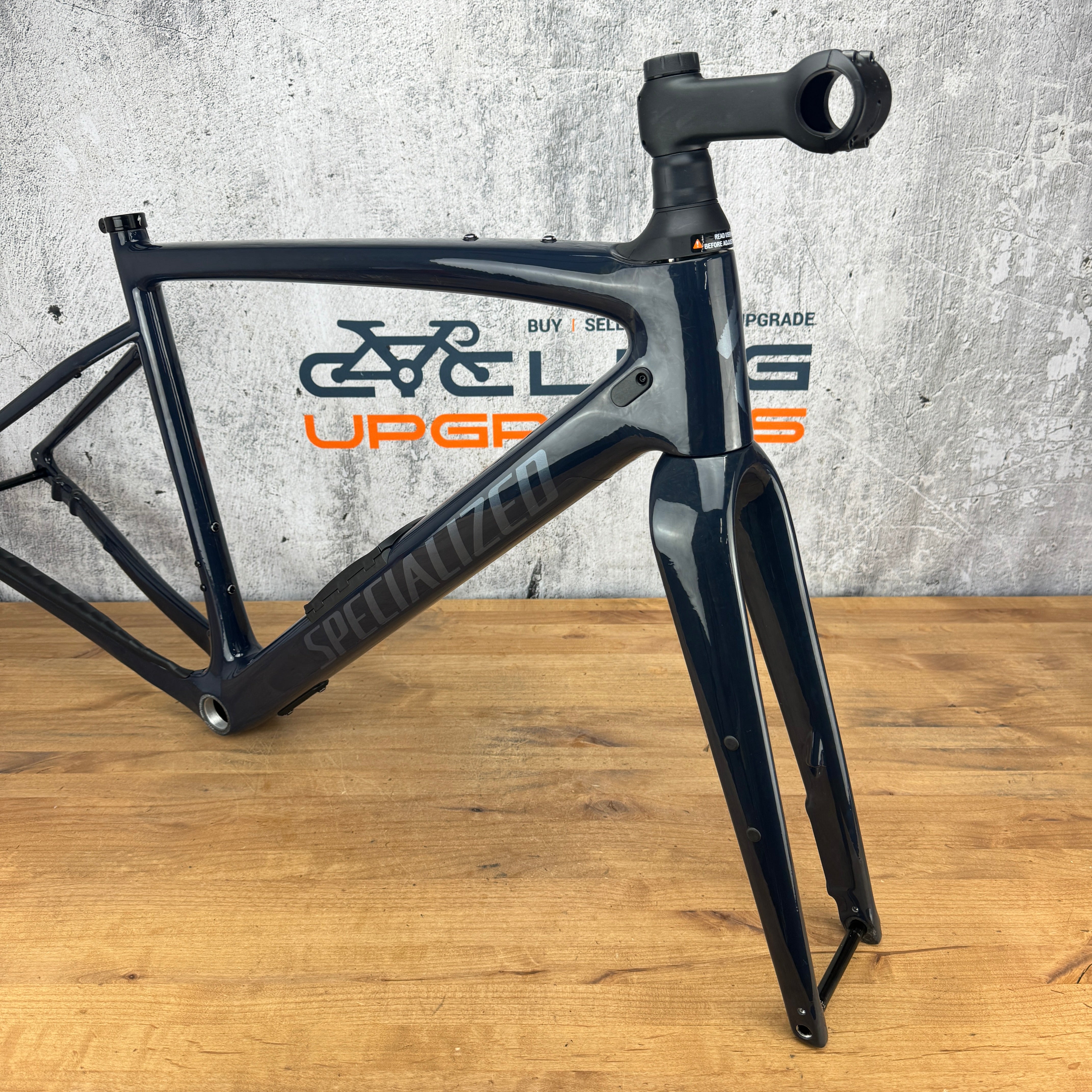 New 2024 Specialized Diverge 9R 54cm Carbon Gravel Disc Frameset 700c CyclingUpgrades