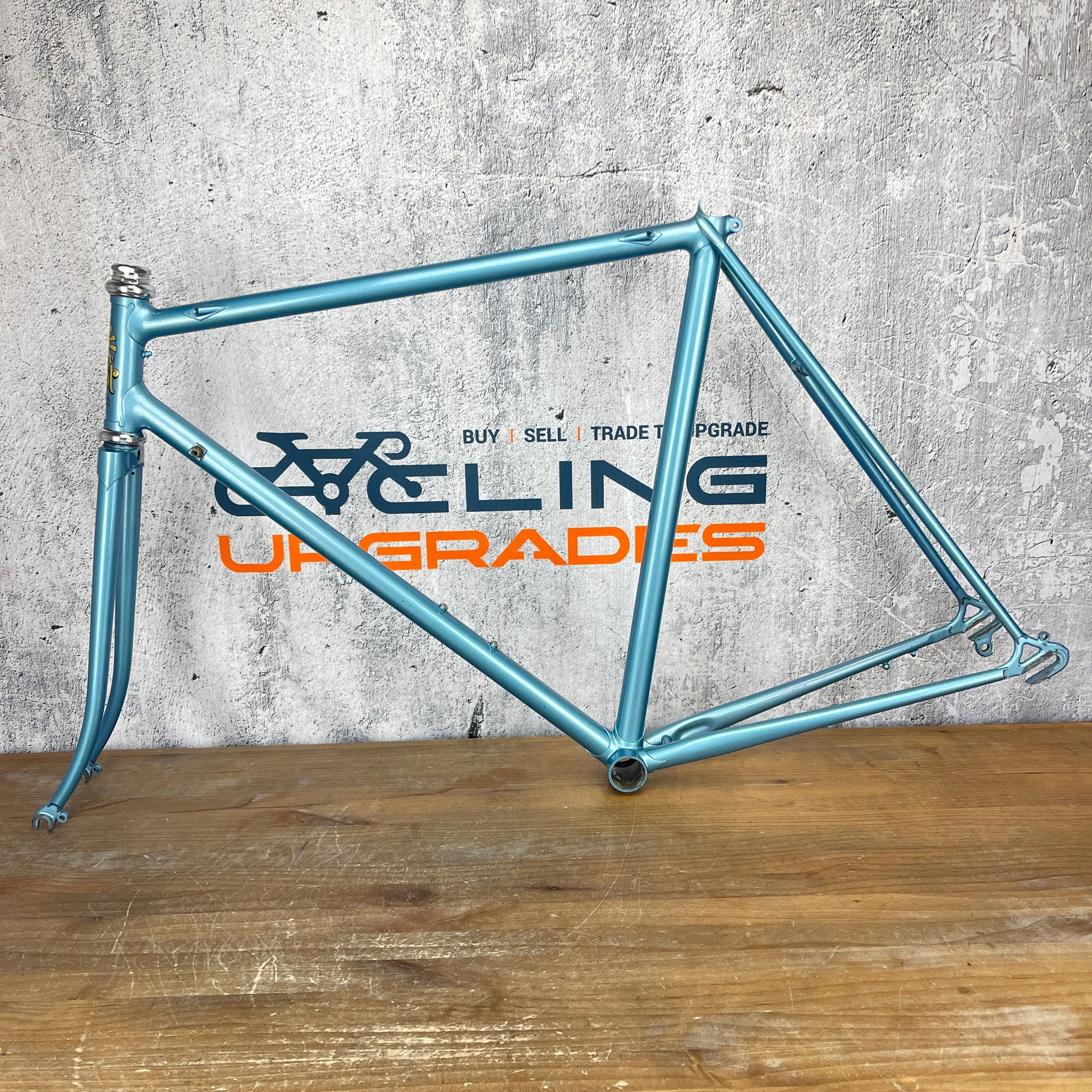 WEAPON Alied Vintage Fixie Single Speed Bike (Sky Blue)